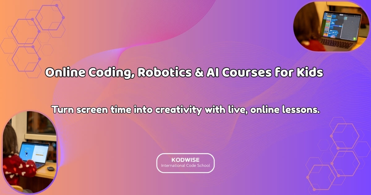 Online Coding, Robotics & AI Courses for Kids | Kodwise